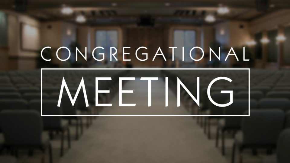Congregational Meeting – His Place Community Church