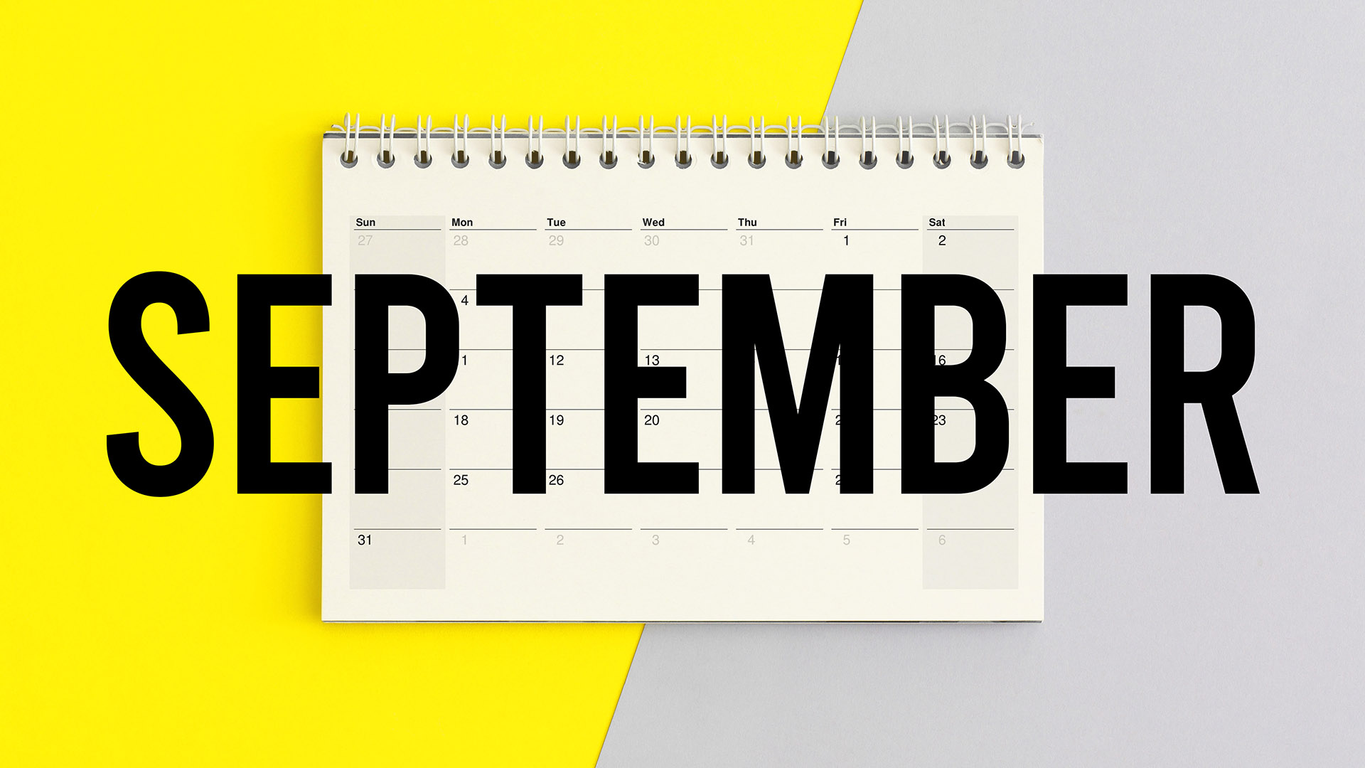 September 2022 Calendar - His Place Community Church