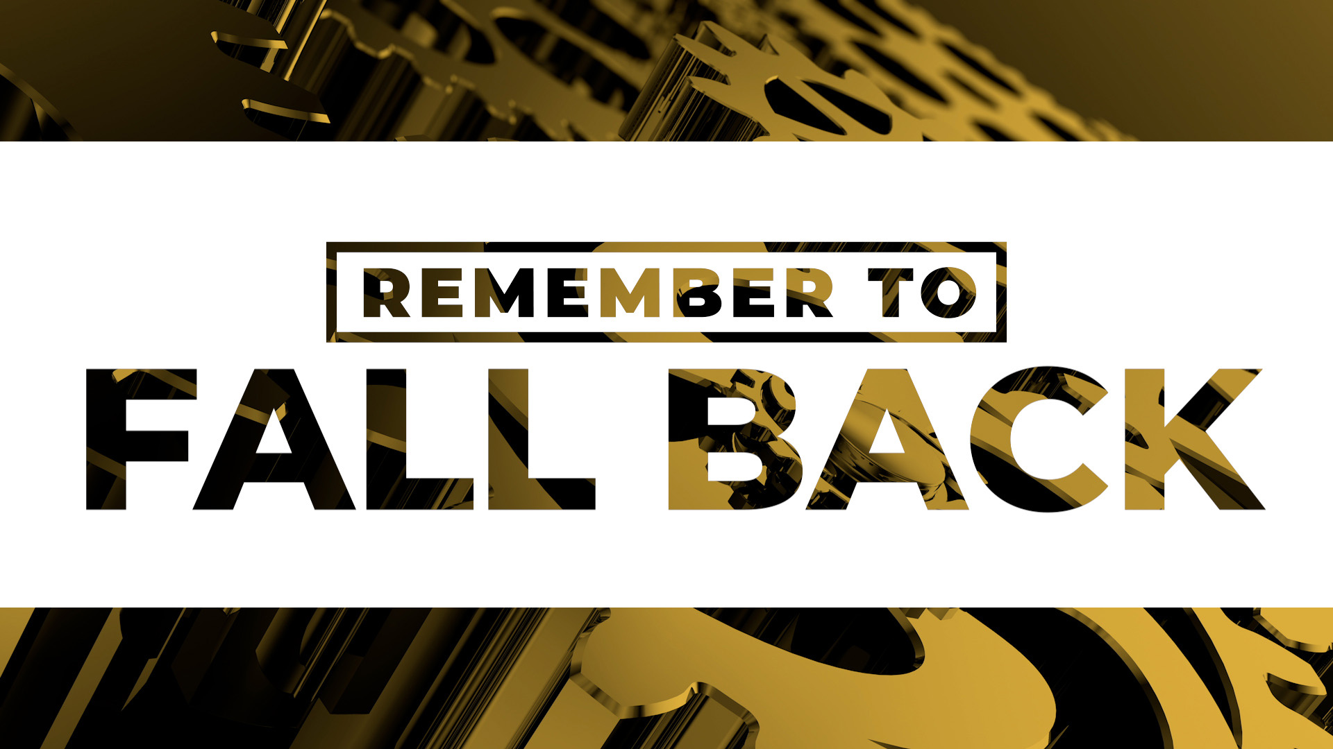 Time to “fall back” – His Place Community Church