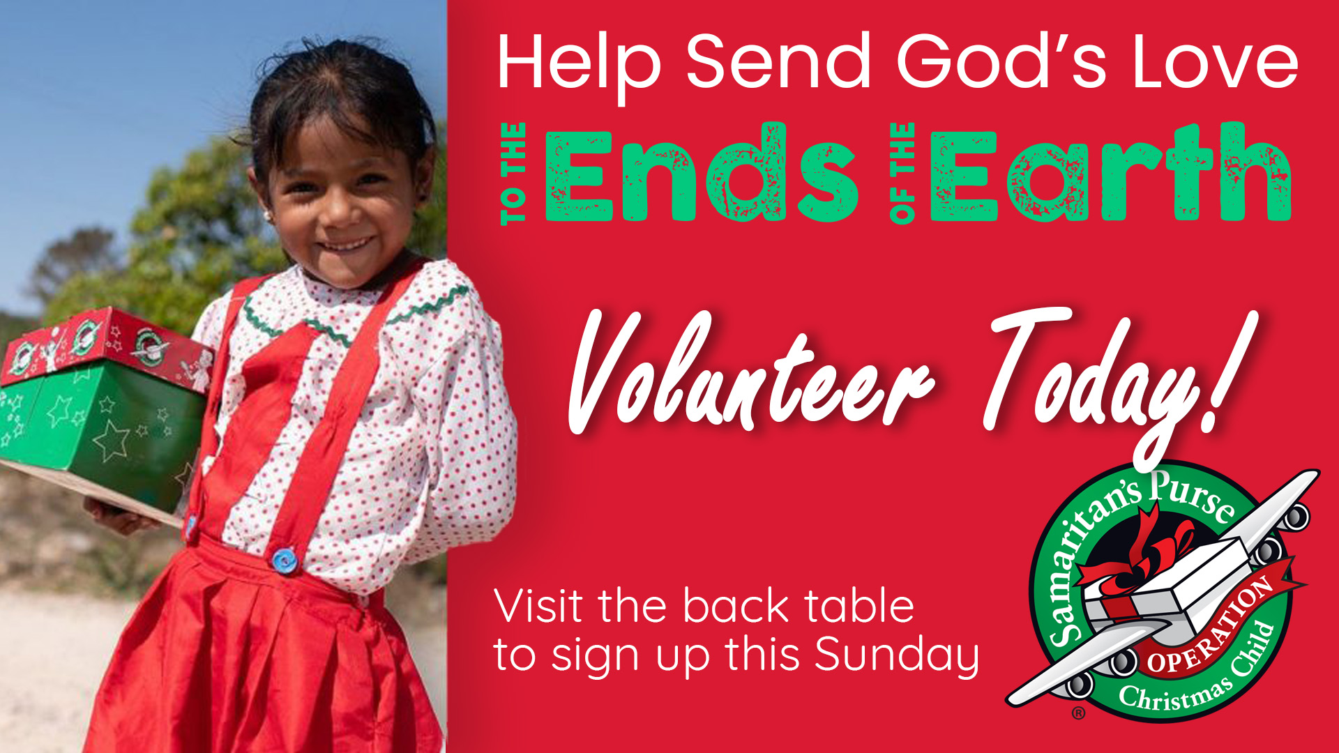 Operation Christmas Child volunteers - His Place Community Church